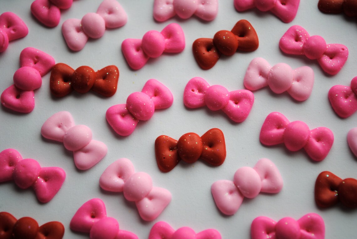 Royal Icing Bows Available in Any Color Small Size 24 - Etsy