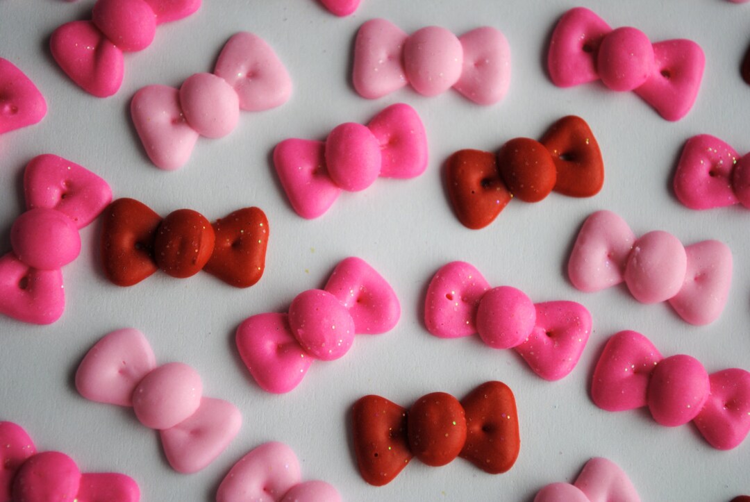 Royal Icing Bows- Available in Any Color- Small Size- (24) - Etsy