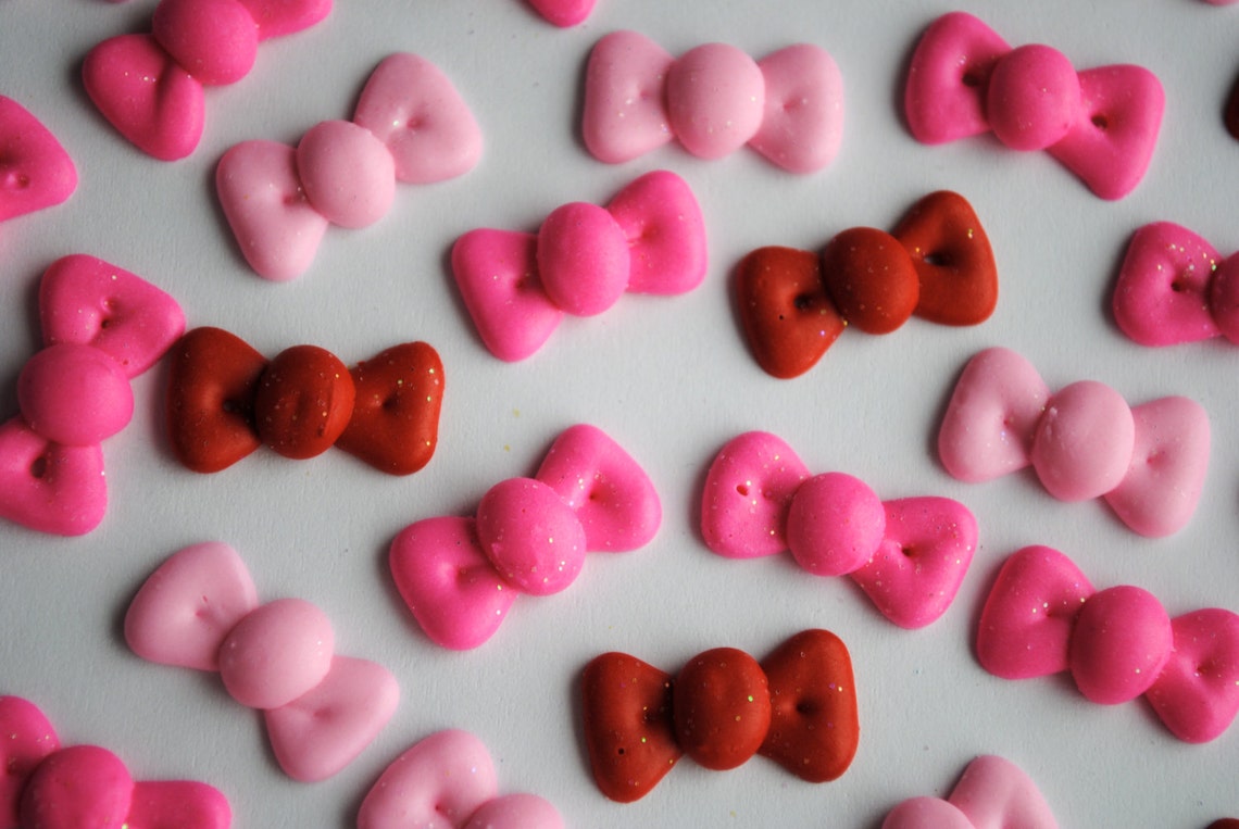 Royal Icing Bows- Available in Any Color- Small Size- (24) - Etsy