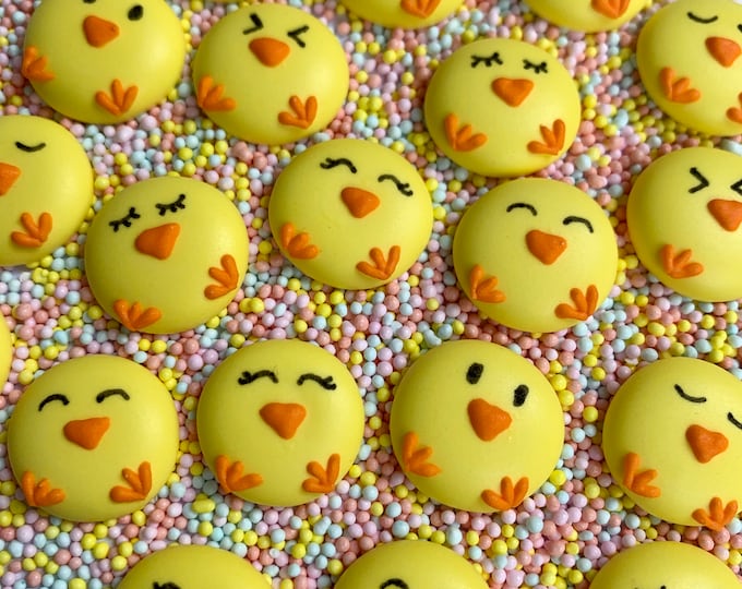 Baby Chicks Easter Decorations Royal Icing 22 - Etsy