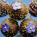 Edible Violets- Made From Royal Icing in 3 Shades of Violet (24 or 48 ...