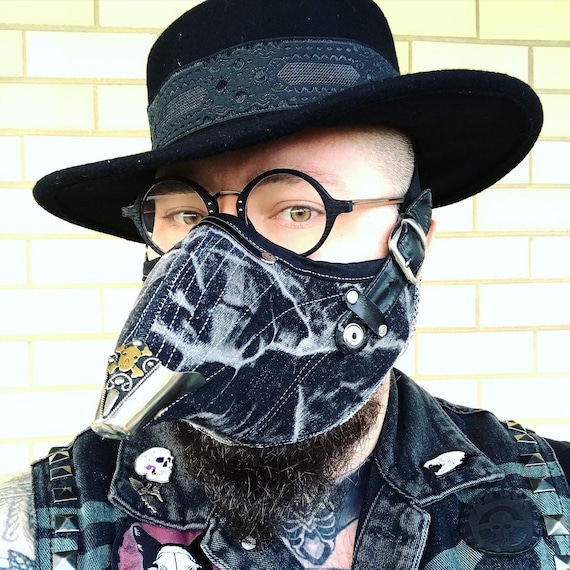 Plague Doctor Half Mask | Etsy