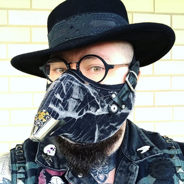 Plague Doctor Half Mask - Etsy