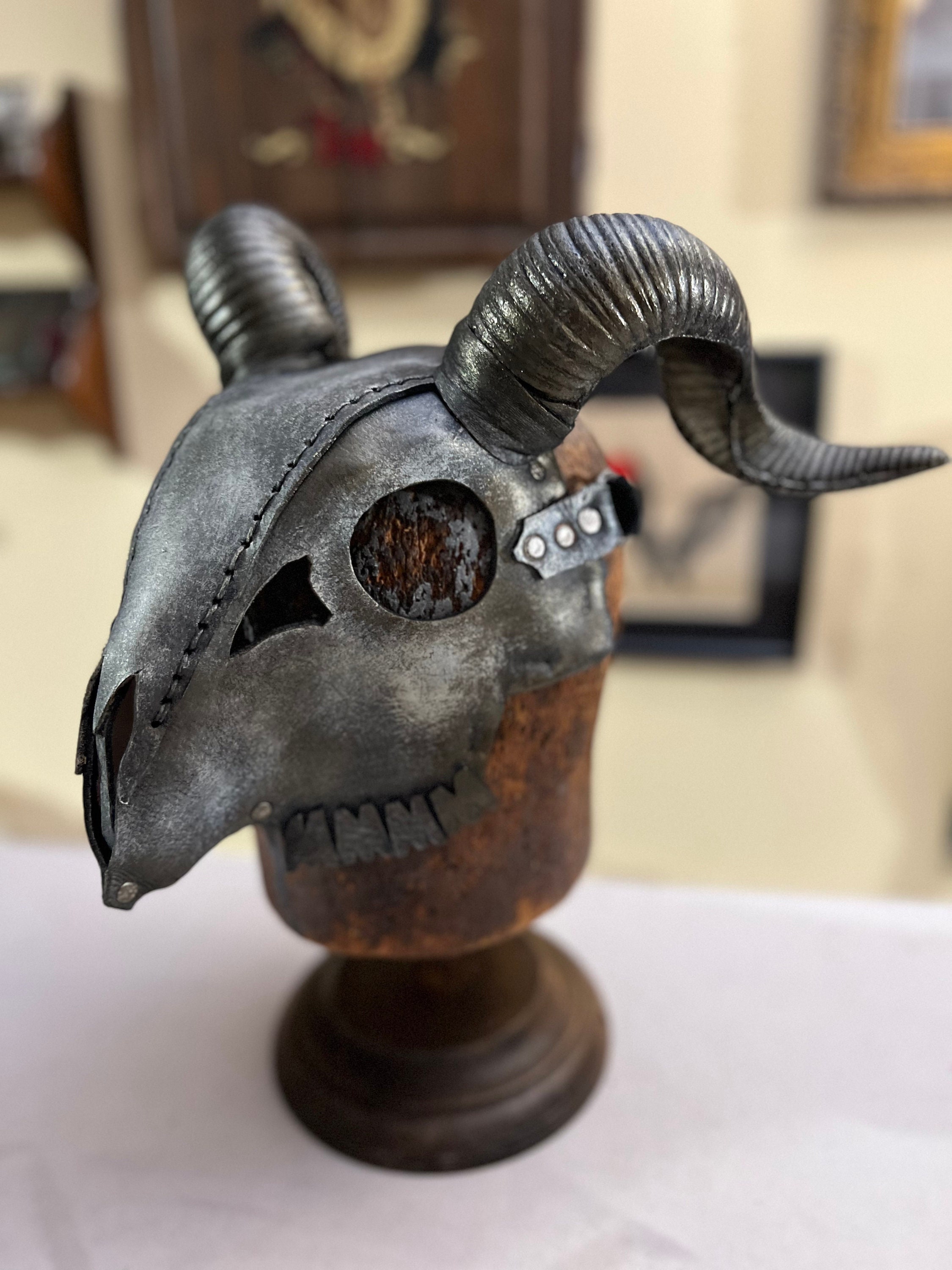 Goat Skull Helmet