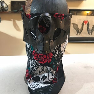 Leather Skull Half Mask - Etsy
