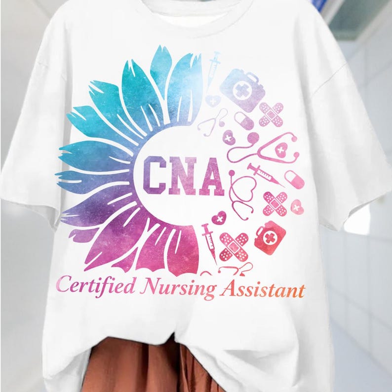 CNA Floral Stethoscope PNG: Nurse Life Sublimation (digital Download ...
