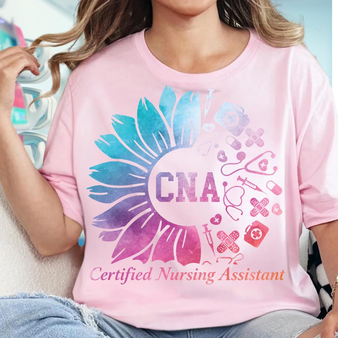 CNA Floral Stethoscope PNG: Nurse Life Sublimation (digital Download ...