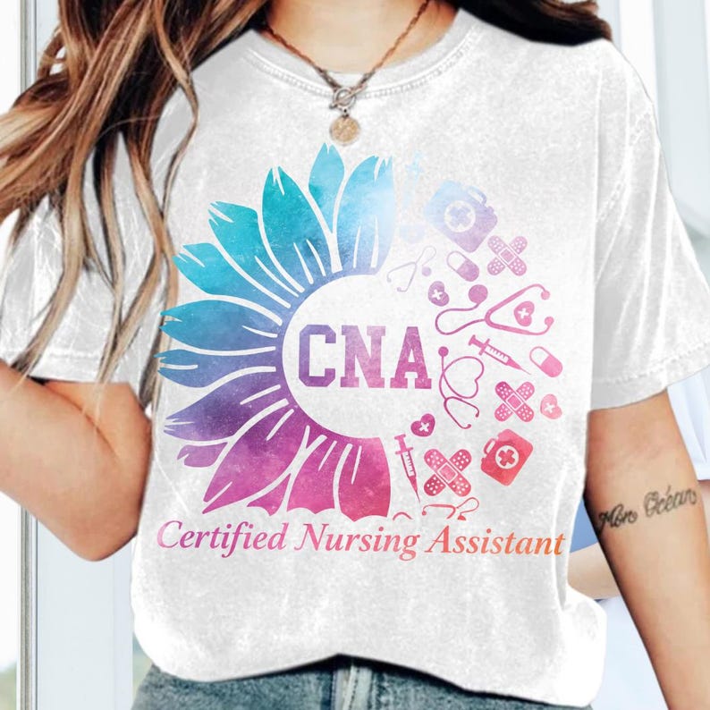 CNA Floral Stethoscope PNG: Nurse Life Sublimation (digital Download ...