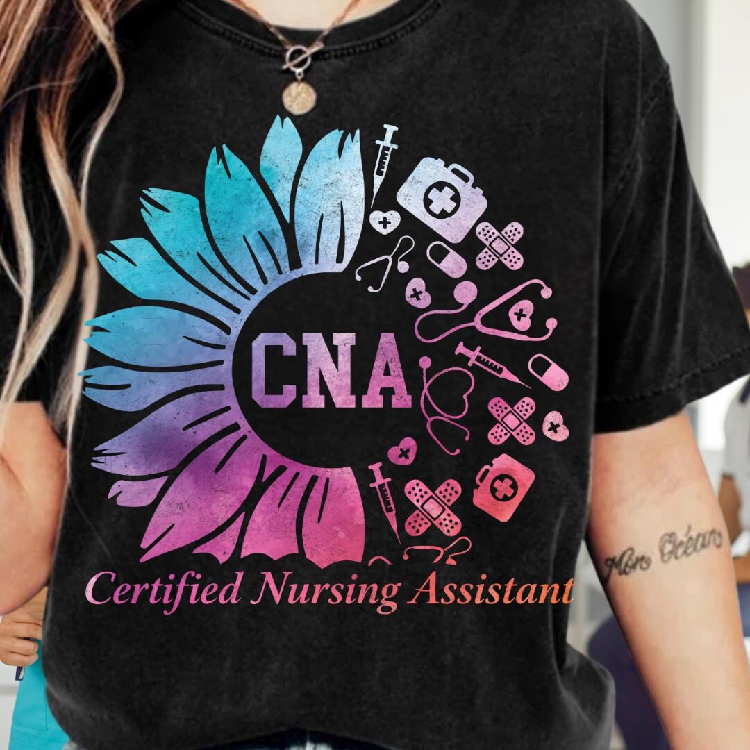 CNA Floral Stethoscope PNG: Nurse Life Sublimation (digital Download ...