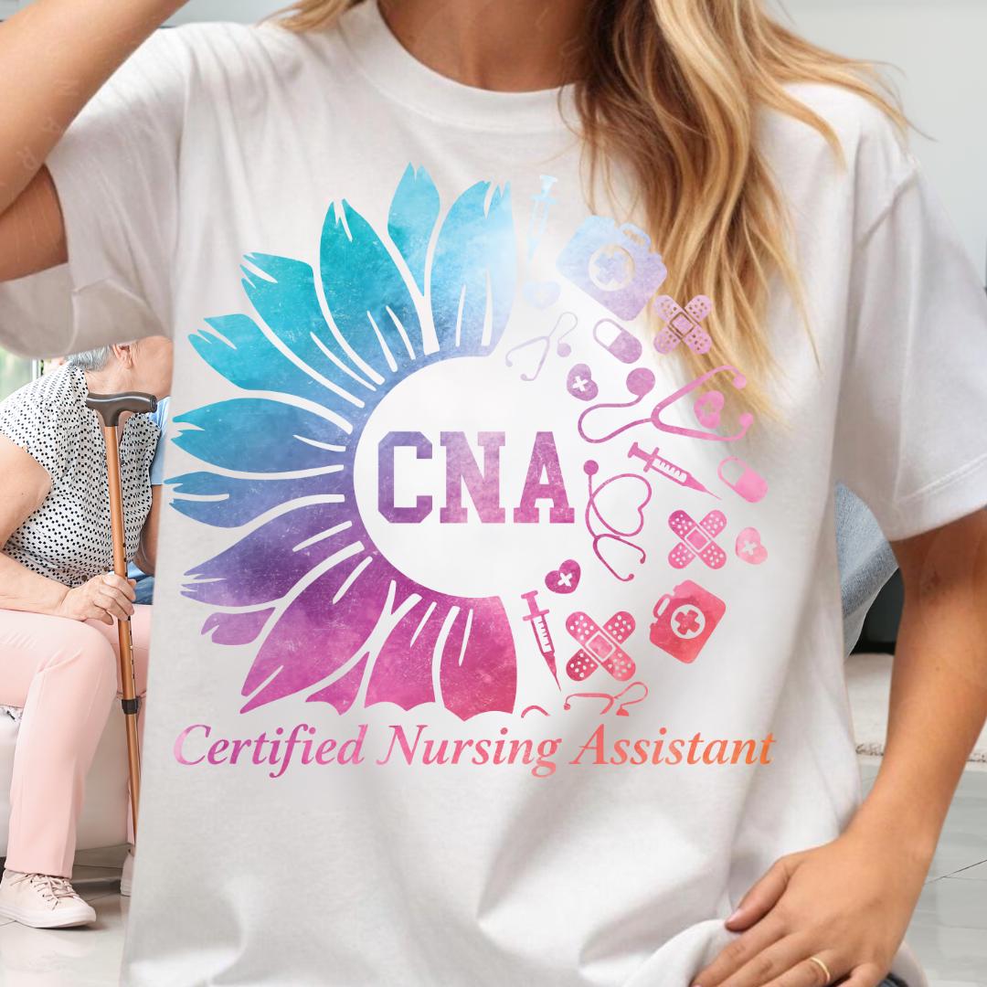 CNA Floral Stethoscope PNG: Nurse Life Sublimation (digital Download ...