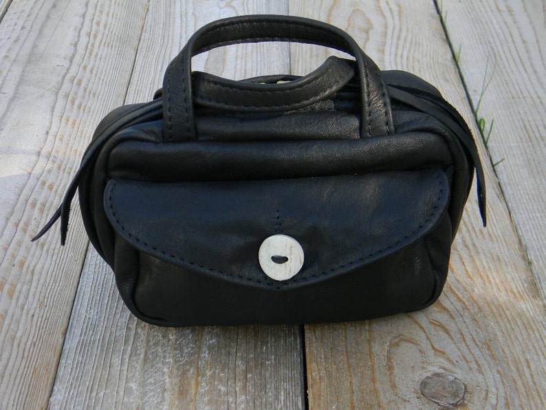 The Deluxe Apothecary Bag, Medicine Bag, Doctor Bag in Black Leather - Etsy