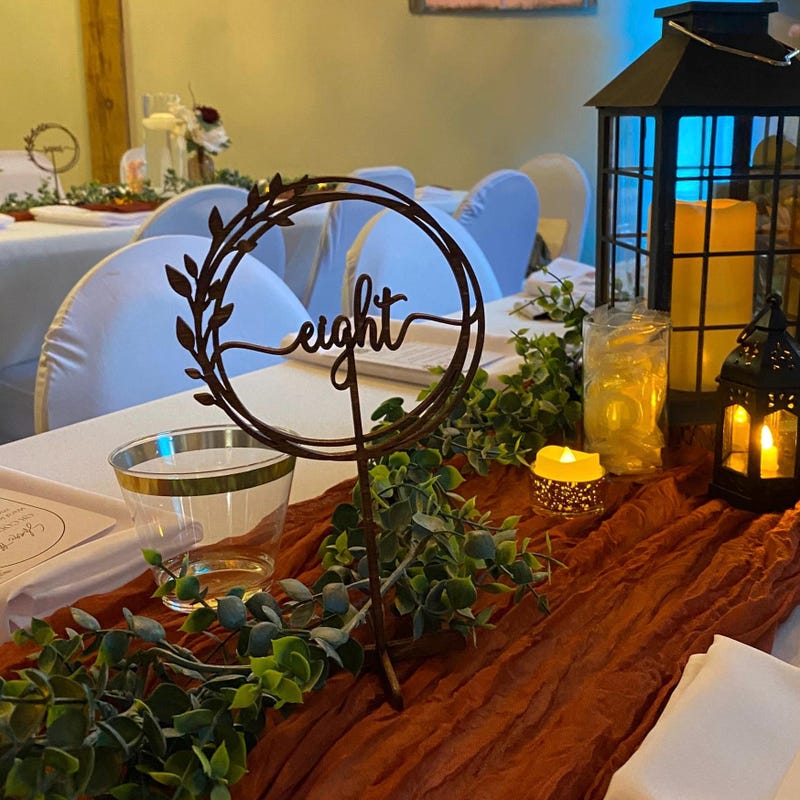 Rustic Table Numbers - Etsy