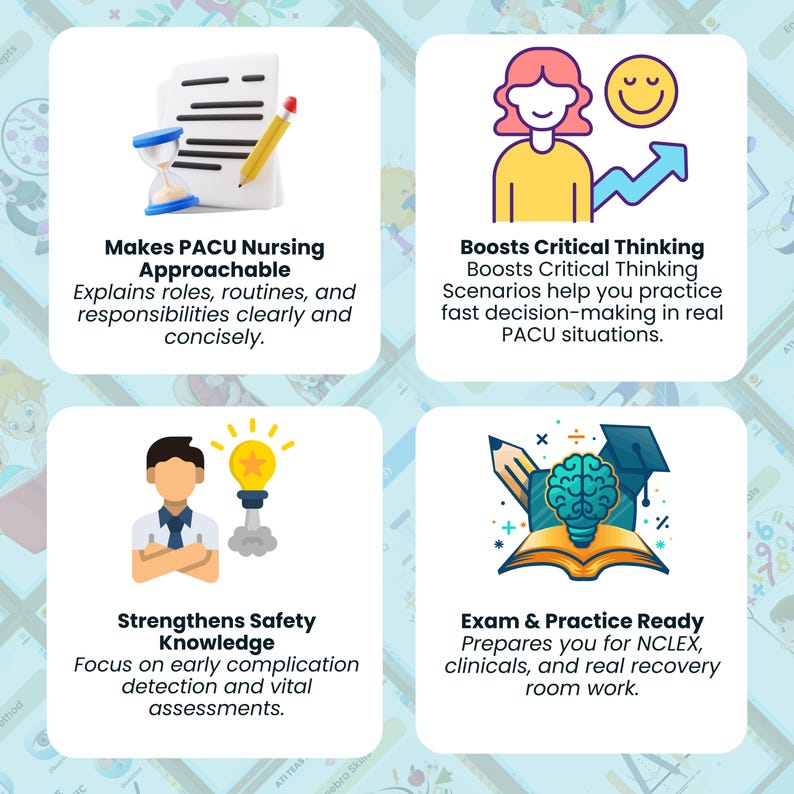 PACU Nursing Guide | Post-anesthesia Recovery Cheat Sheet for New ...