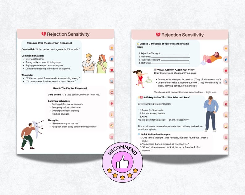 Hyperlinked RSD Workbook: Rejection Sensitivity Dysphoria Journal ...