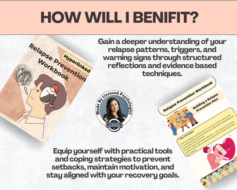 Relapse Prevention Workbook, 46+ Pages, 10+ Topics, Hyperlinked ...