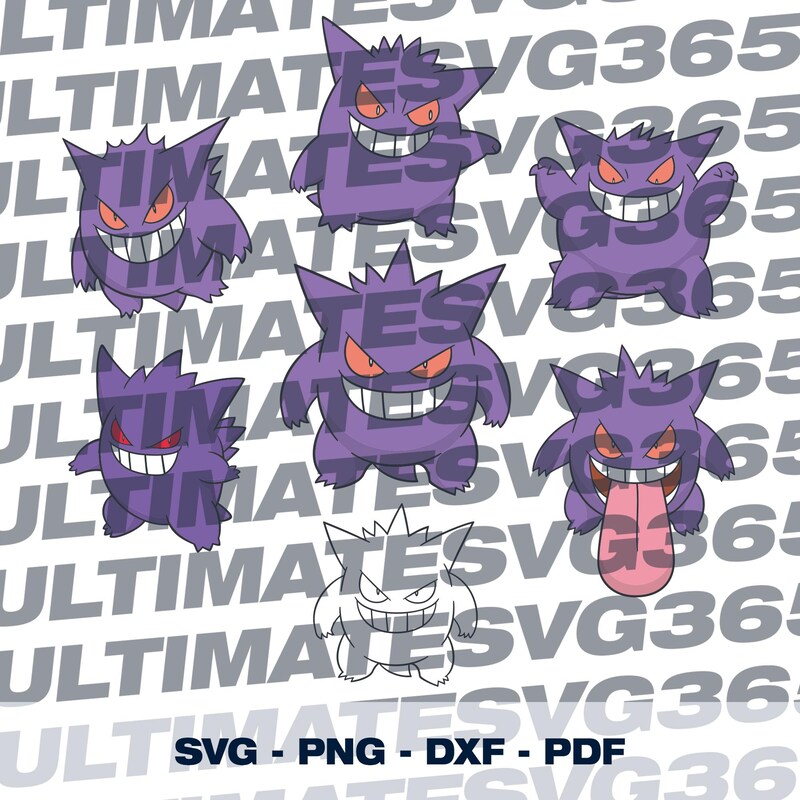 Gengar Sketch - Etsy