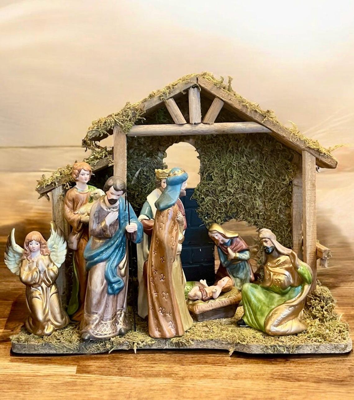 Ashland 12-piece Nativity Set With Stable & Manger – Complete Christmas ...