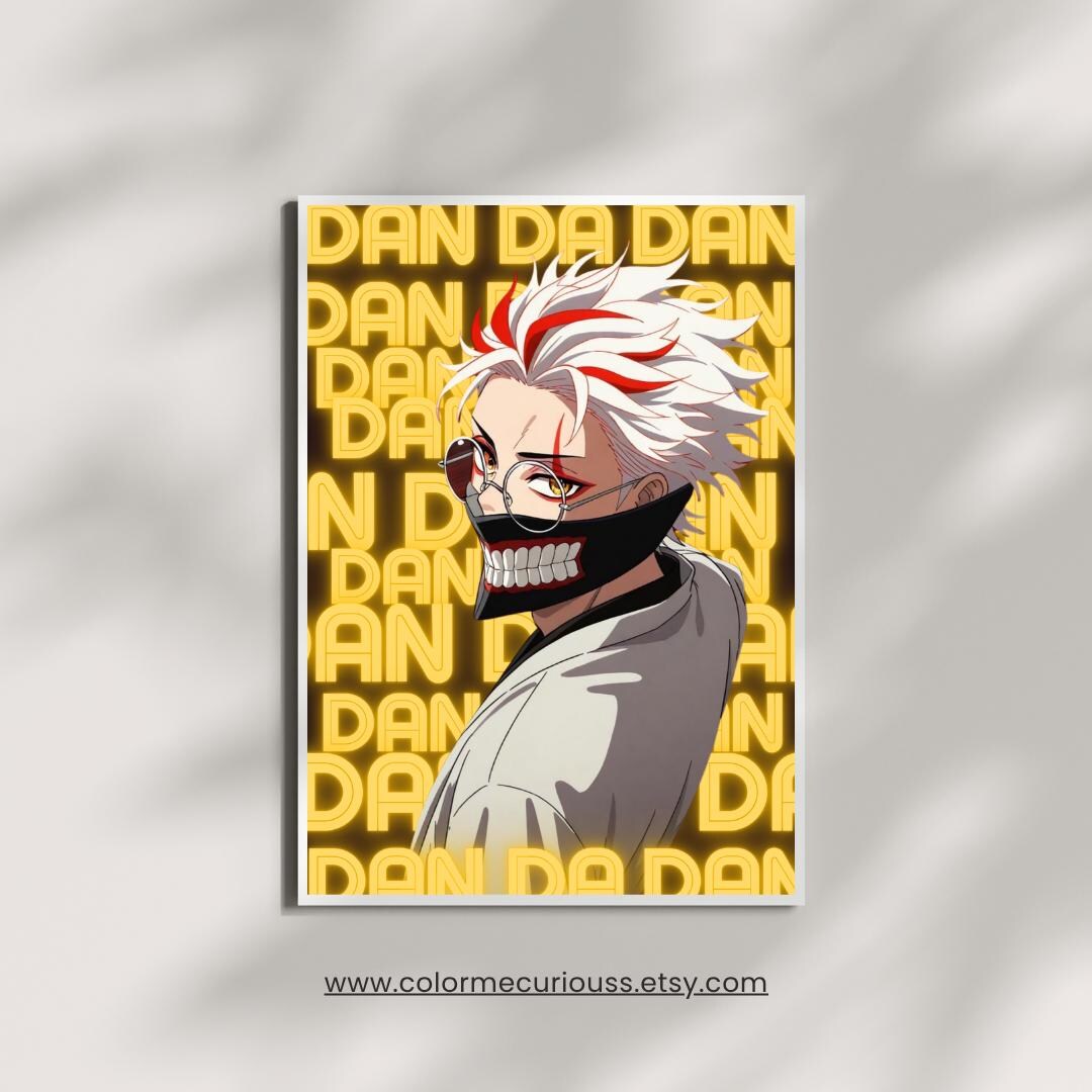 DANDADAN Anime Wall Art Print With OKARUN - Japanese Anime Decor - Etsy