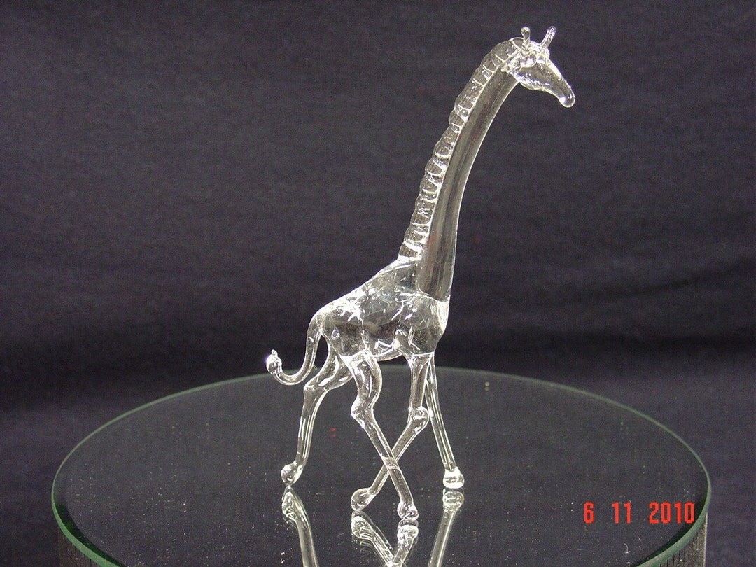 Small Glass Giraffe - Etsy