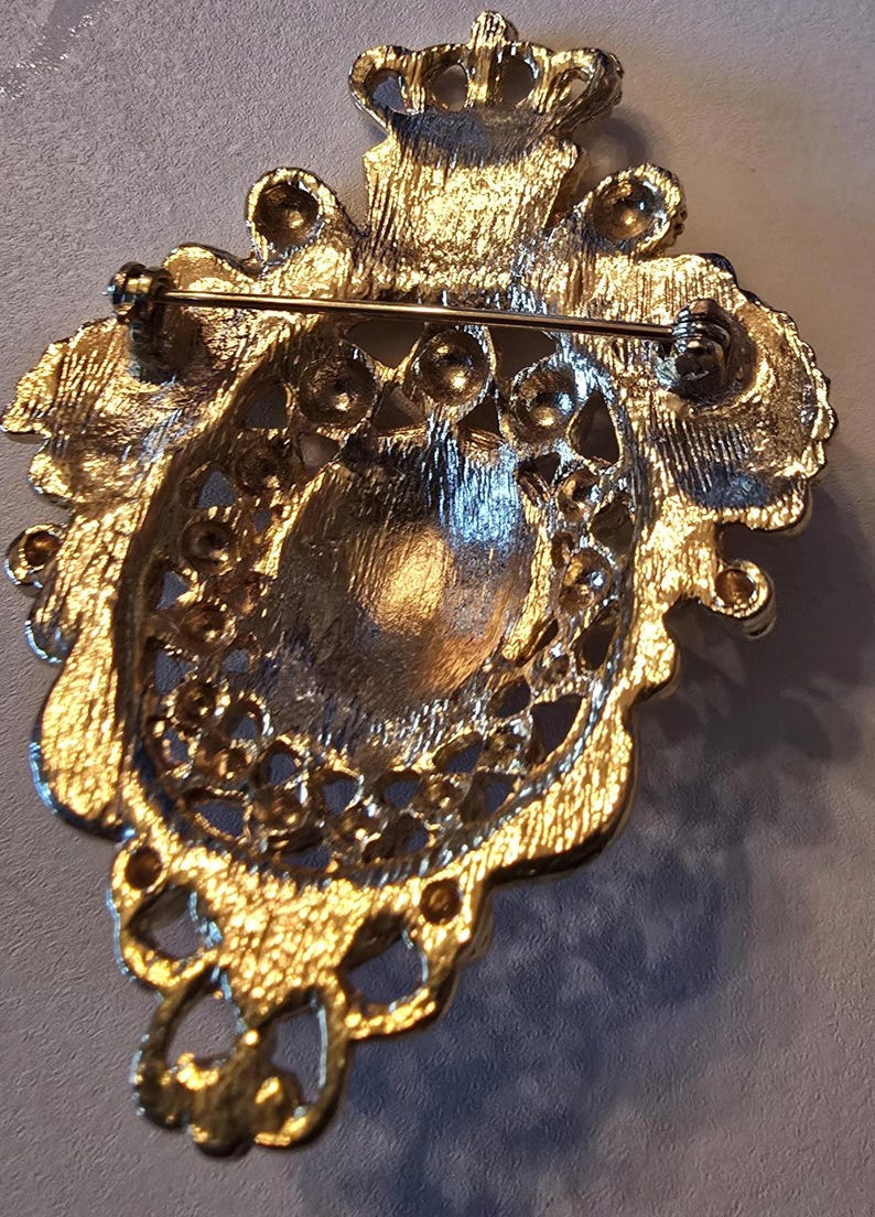 Nautical Gold Tone Brooch - Etsy