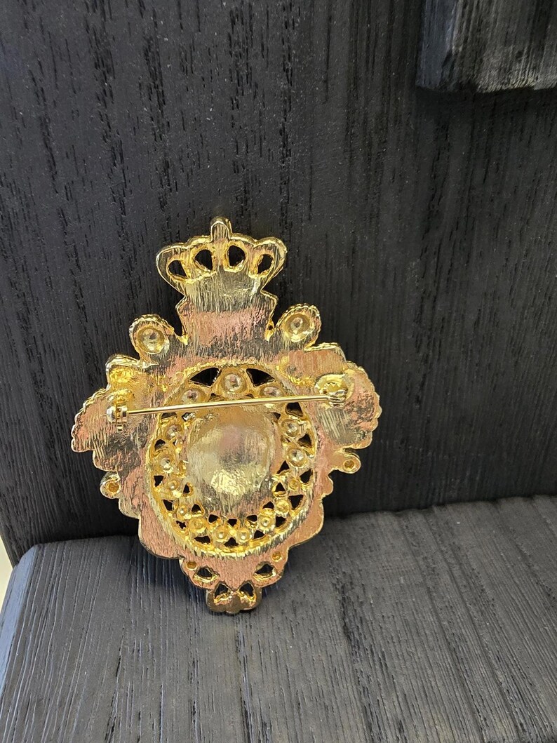 Nautical Gold Tone Brooch - Etsy