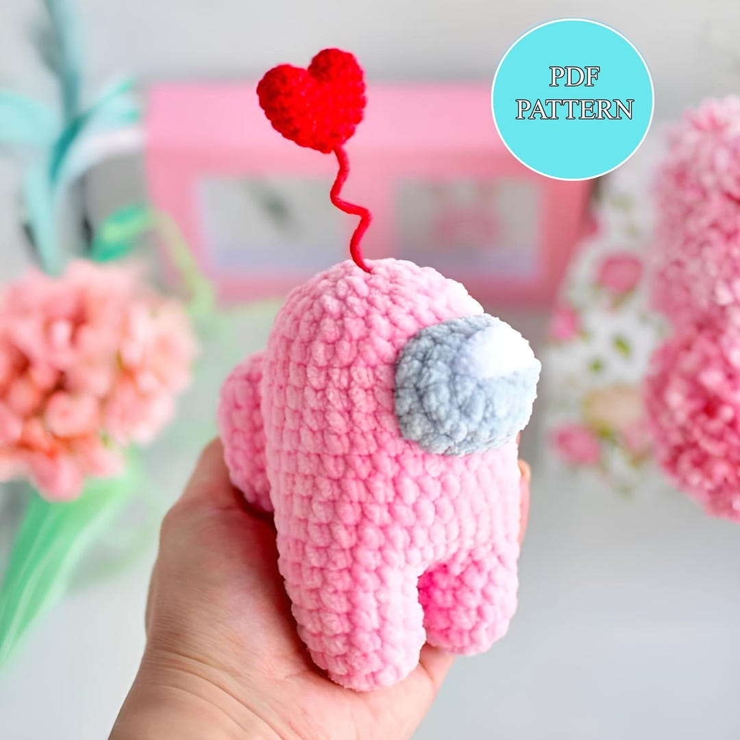 Among Us Pink Crewmate Crochet Pattern – Amigurumi PDF Tutorial - Etsy