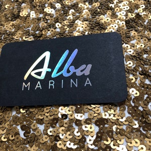 200 Business Cards - Black 14PT 16PT Matte Stock - Rose Gold Copper ...