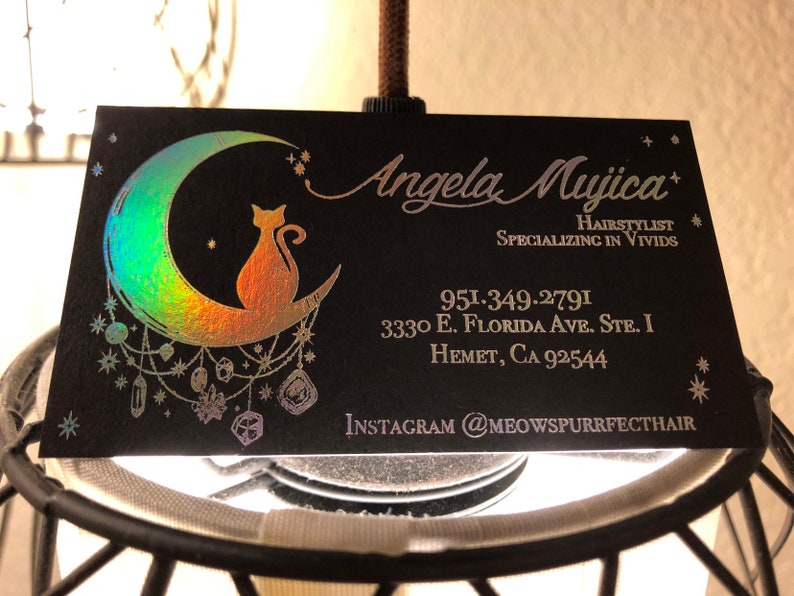 100 Business Cards Black Cards 14PT 16PT Matte Stock | Etsy