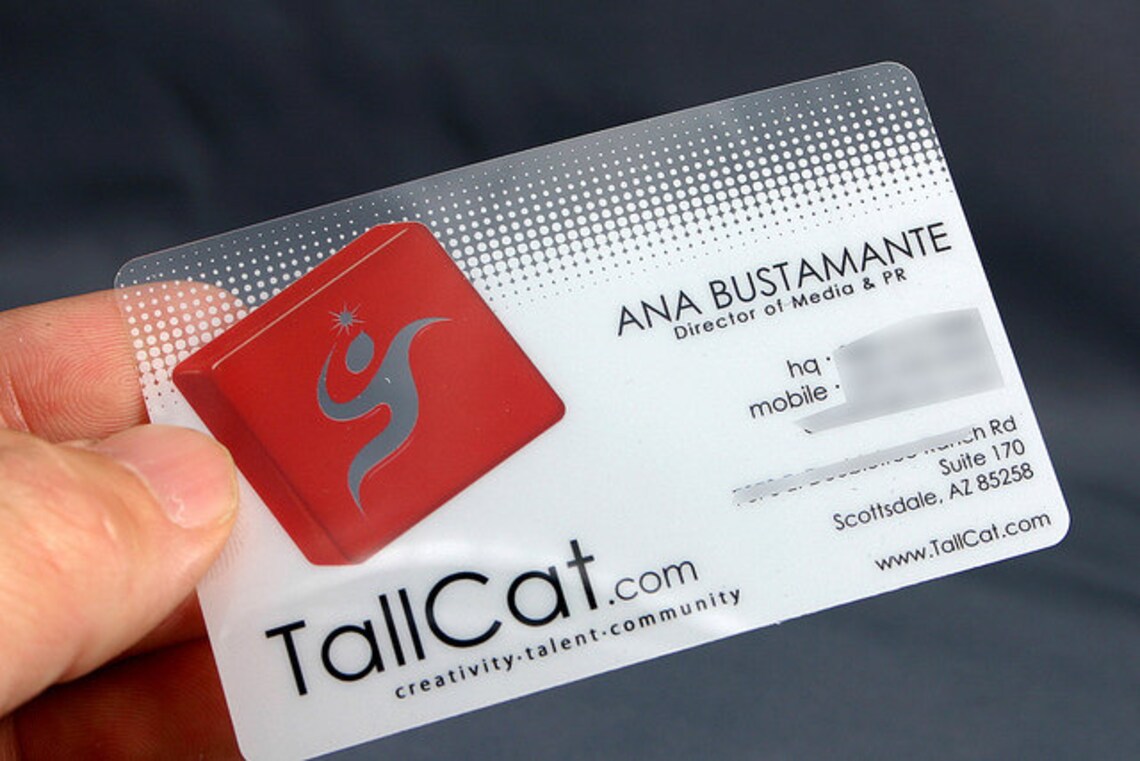 200 Business Cards Frosted opaque or clear w white ink | Etsy