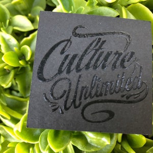 200 Business Cards - Black Raised Ink - 14PT 16PT Black Matte Stock ...