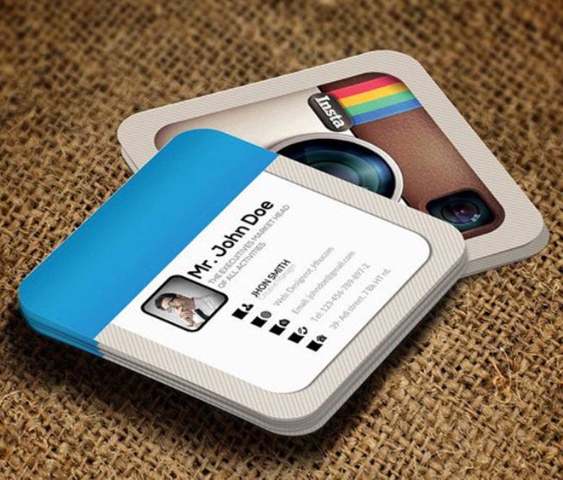 250 Hang Tags Mini Business Cards - 3"x3" Inch Square - 14 PT Glossy ...