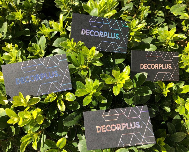 100 Business Cards Black cards 14PT 16PT matte stock | Etsy