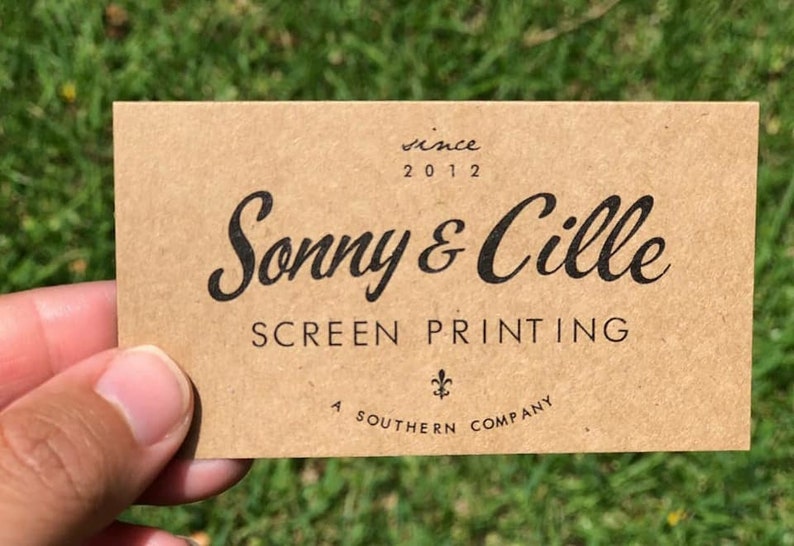 200 Business Cards or Tags 13 PT Brown Kraft Paper - Etsy