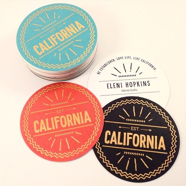 Round Business Cards - Etsy