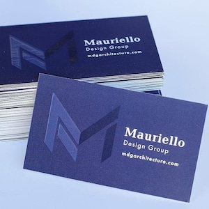 100 Business Cards - Raised Ink or Raised Spot UV Gloss 3D Look - 16 PT ...