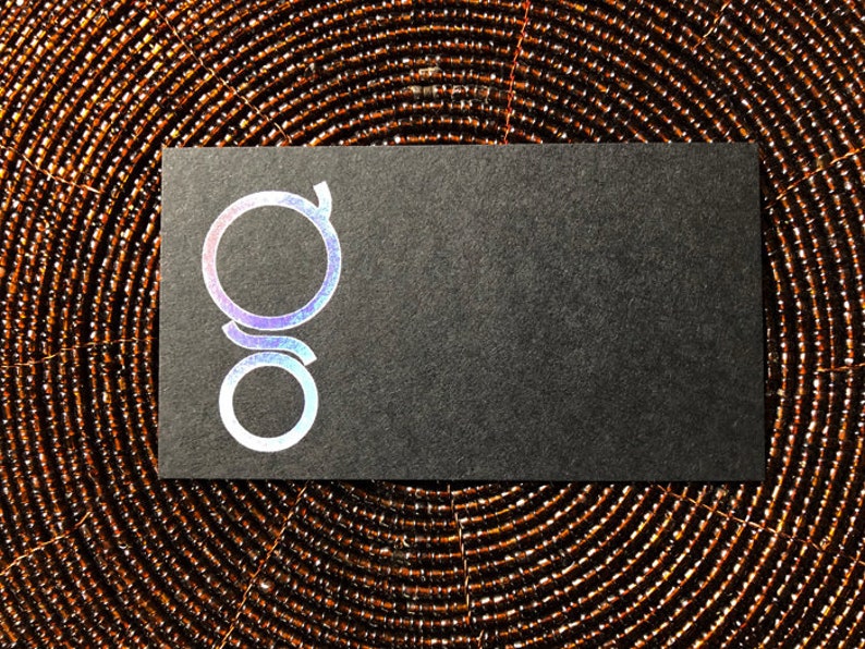 100 Business Cards custom black 14PT 16PT matte stock | Etsy