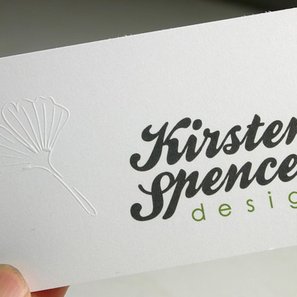 Letterpress Style - Etsy