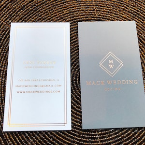 250 Business Cards - 32PT White Silk Laminated Matte Stock Metallic ...