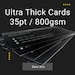100 Business Cards - 35PT White Silk Laminated Matte Stock Spot UV Spot ...
