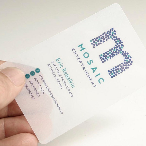See Through Business Cards - Etsy
