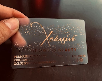 See Through Business Cards - Etsy