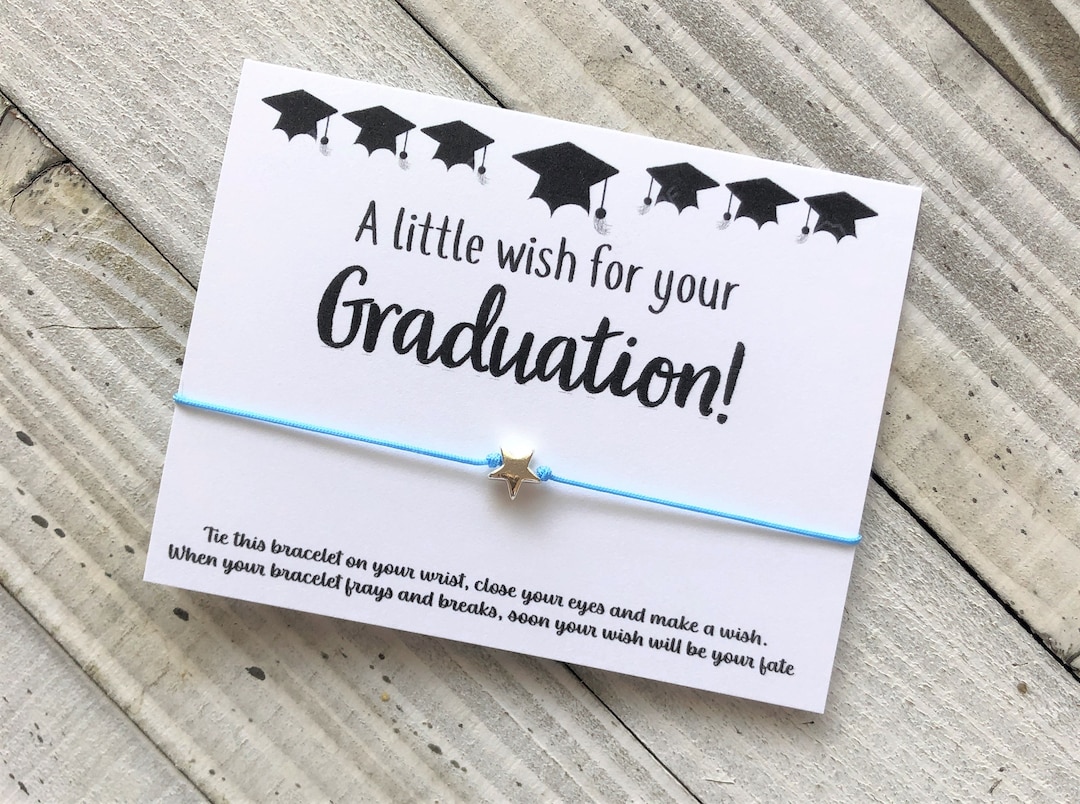 Graduation Wish Bracelet Class of 2024 Bracelet Seniors Wish Bracelet ...