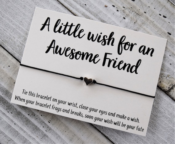 Friend Wish Bracelet cord an awesome friend wish bracelet | Etsy