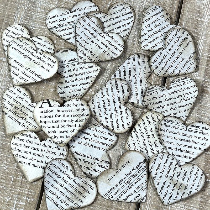 Upcycled Book Page - Etsy