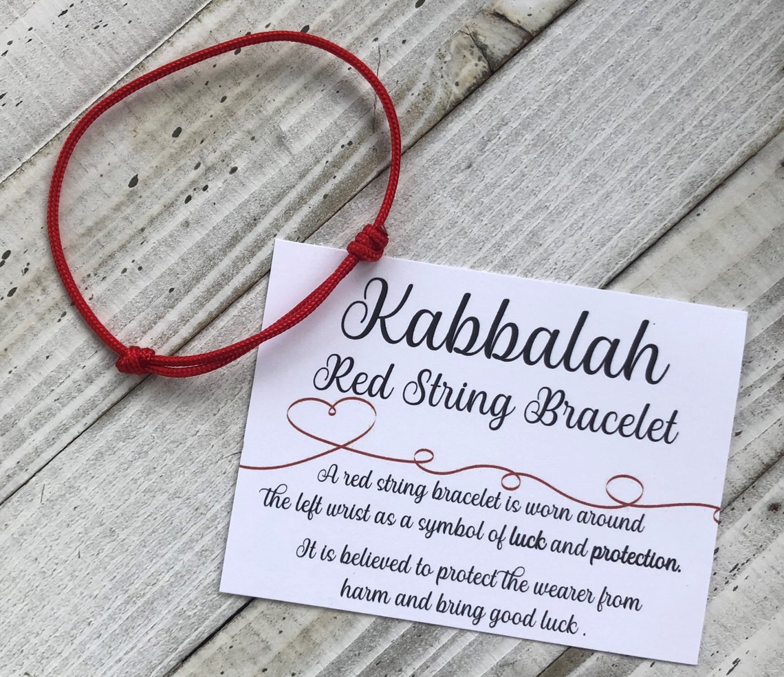 Kabbalah Red String Bracelet Good Luck and Protection Red - Etsy