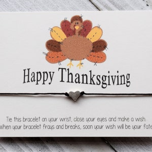 Happy Thanksgiving Wish Bracelet Thanksgiving Wish Bracelet Simple Gift ...