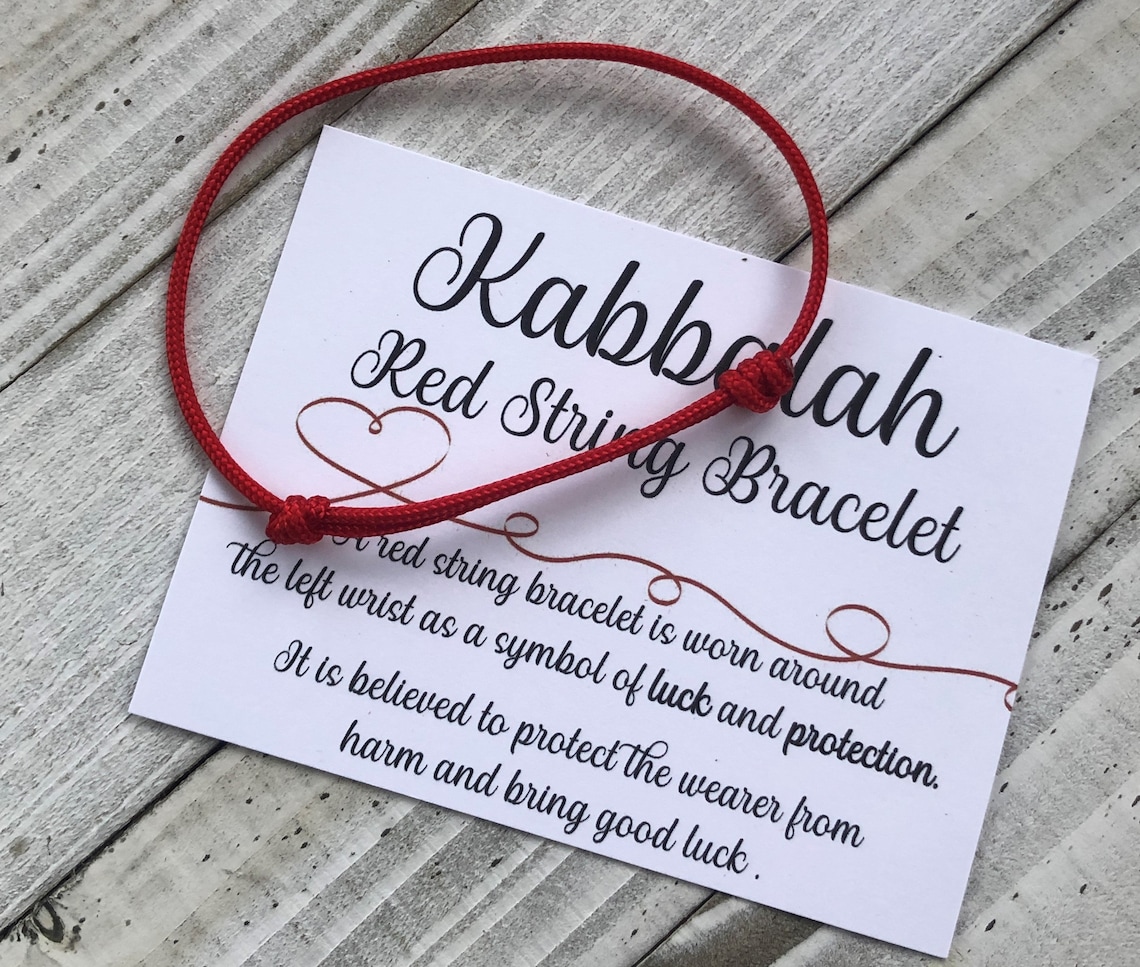 Kabbalah Red String Bracelet Good Luck and Protection Red - Etsy