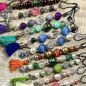 Bead Dangles for Journals Junk Journal Purse Dangles Set of 5 Bead ...