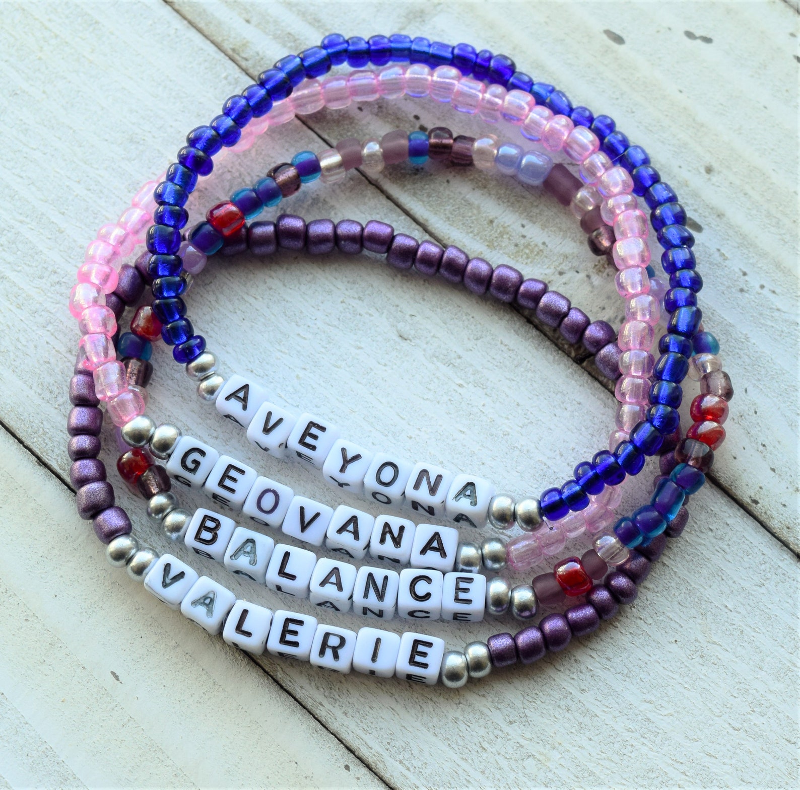 Inspirational Bracelet Motivational Little Word Bracelet | Etsy