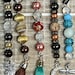 Bead Dangles for Journals Junk Journal Purse Dangles Set of 5 Bead ...